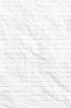 Wrinkled Notebook Paper
