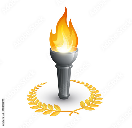 "Compétition flambeau" Imágenes de archivo y vectores libres de ...