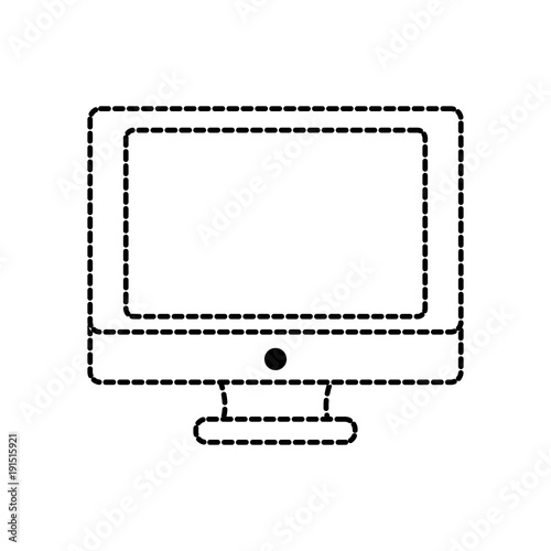 "dotted shape electronic screen computer technology design" Stock image ...