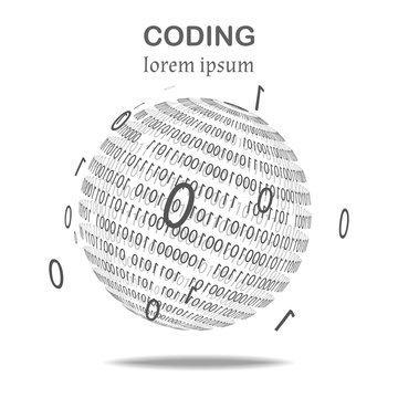 Binary Sphere Black And White Icons Images – Browse 200 Stock Photos, Vectors, and Video | Adobe ...