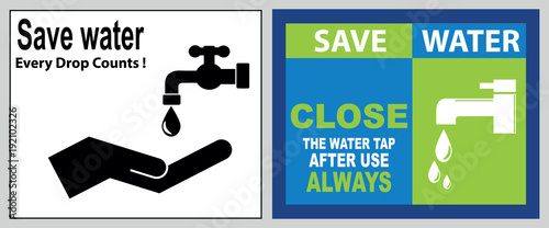 "save water quote (protect the environment for our future, shut if off ...