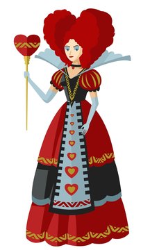 Queen Of Hearts Alice In Wonderland Clip Art
