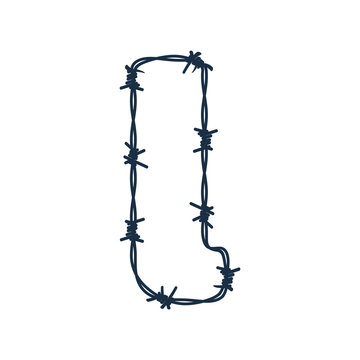 Barb Wire Letters Images – Browse 1,312 Stock Photos, Vectors, and ...