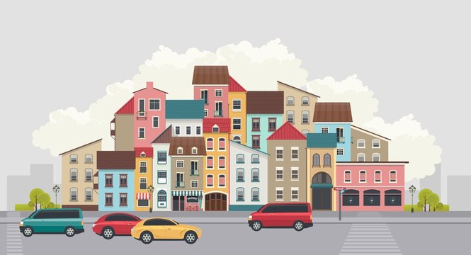 Neighborhood Cartoon Images – Browse 31,459 Stock Photos, Vectors, and ...