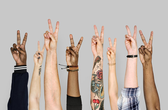 "Hand Peace" Images – Browse 85 Stock Photos, Vectors, and Video ...