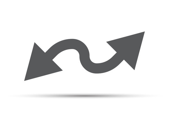 Double Curved Arrow Images – Browse 1,596 Stock Photos, Vectors, and ...