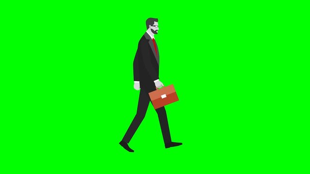 Walking Cartoon Animation