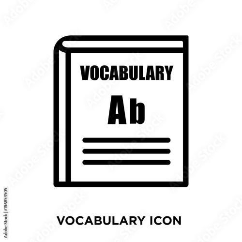 "vocabulary icon" Stock image and royalty-free vector files on Fotolia ...