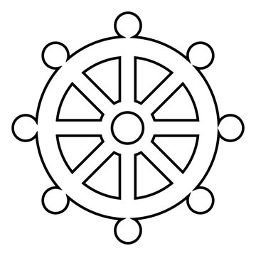 Buddhist Circle Of Life Symbol