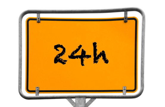 24H-Schild Images – Browse 1 Stock Photos, Vectors, and Video | Adobe Stock