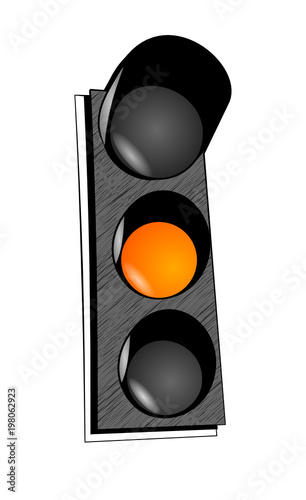 "feu orange tricolore signalisation routière" fichier vectoriel libre ...