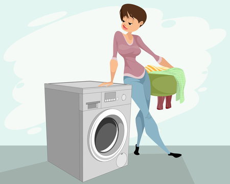Cartoon Washing Machine Images – Browse 15,715 Stock Photos, Vectors ...