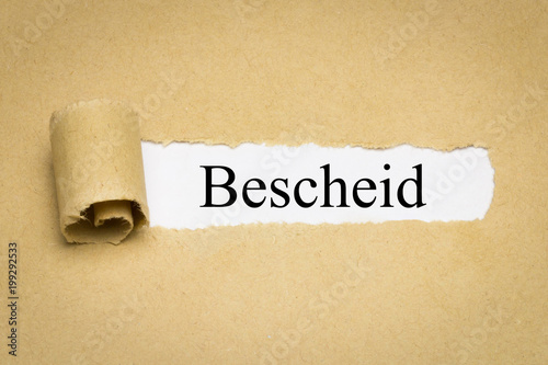 "Bescheid" Stockfotos und lizenzfreie Bilder auf Fotolia.com - Bild ...