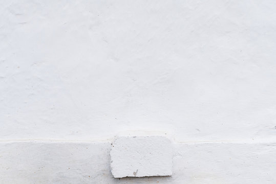 White Adobe Wall