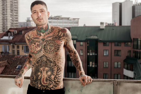 Male Model Tattoo Images – Browse 197,647 Stock Photos, Vectors, and ...