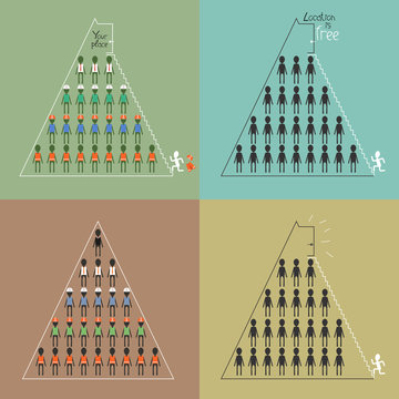 Social Hierarchy Pyramid