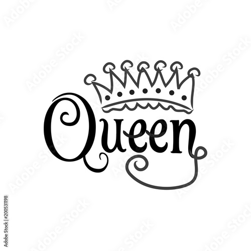 Fonts Word Queen Tattoo Coloring Pages