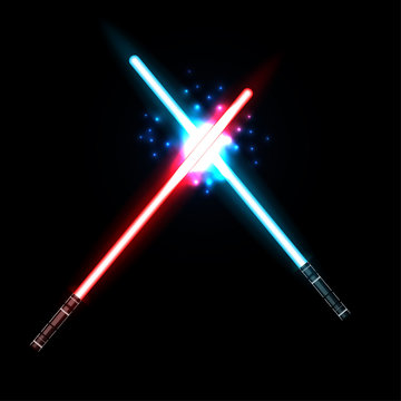 Star Wars Lightsabers Crossed