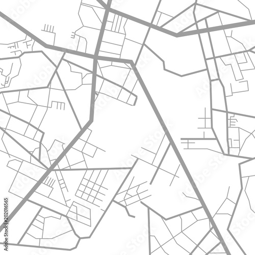 "Map of the city, locality. Grey scheme on a white background. GPS ...