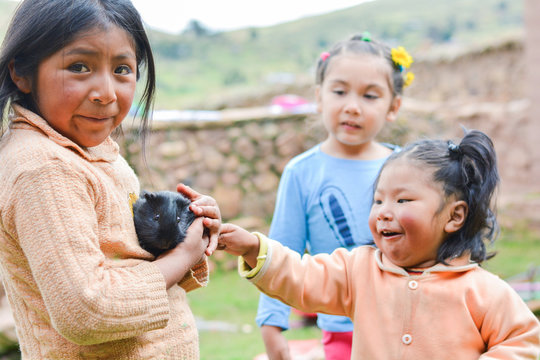 Happy Hispanic Children