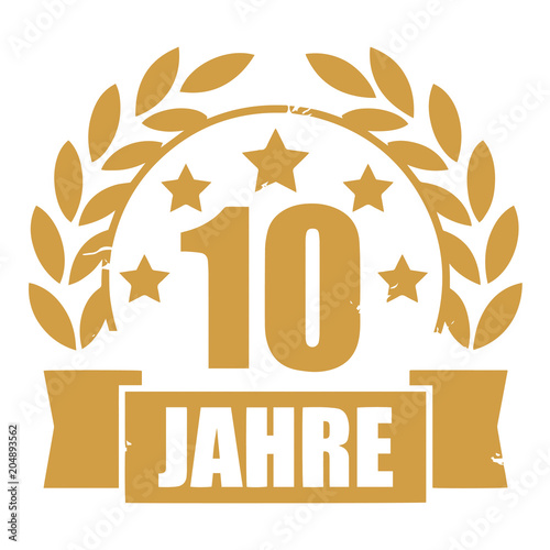 "Goldener Stempel Jubiläum 10 Jahre" Stockfotos und lizenzfreie ...