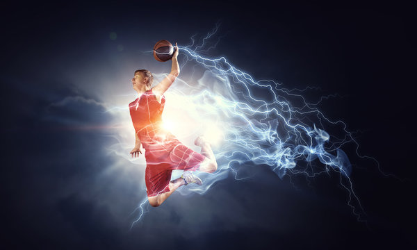 Basketball Lightning Images – Browse 1,126 Stock Photos, Vectors, and ...