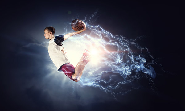 Basketball Lightning Images – Browse 495 Stock Photos, Vectors, and ...