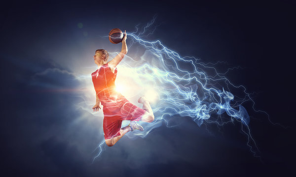 Basketball Lightning Images – Browse 637 Stock Photos, Vectors, and ...