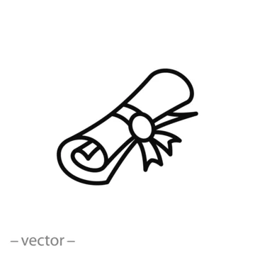 Graduation Scroll Clip Art