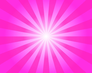 Sewing fabric with Pink Sun Rays Sunbeam Background Vector - CottonBee