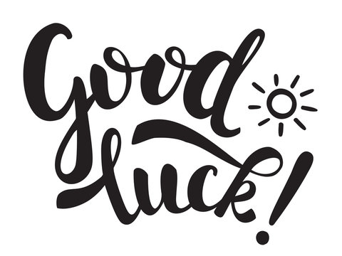 Good Luck Clipart Black And White