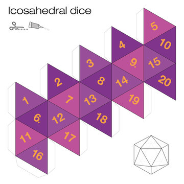 20 Sided Dice Net