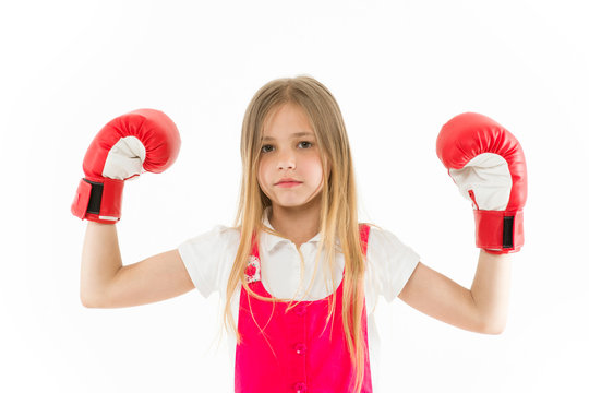 Baby Girl Boxing