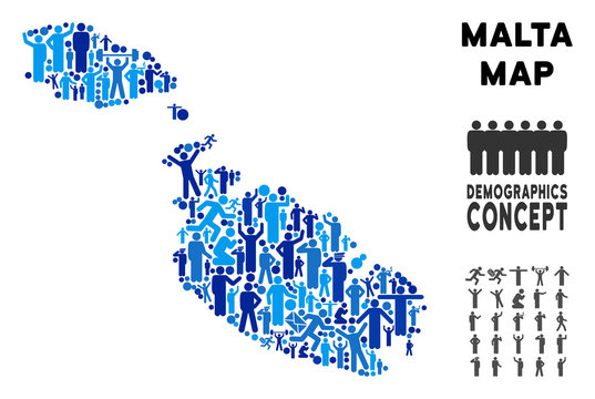 Malta Population Map
