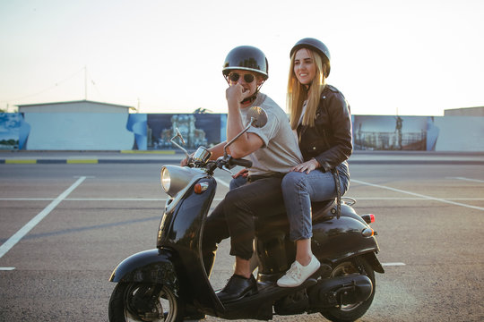 Motorcycle Helmet Couple Images – Browse 16,556 Stock Photos, Vectors ...