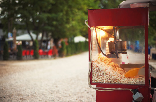 First Popcorn Machine