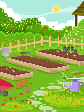 Vegetable Garden Cartoon Images – Browse 70,922 Stock Photos, Vectors ...