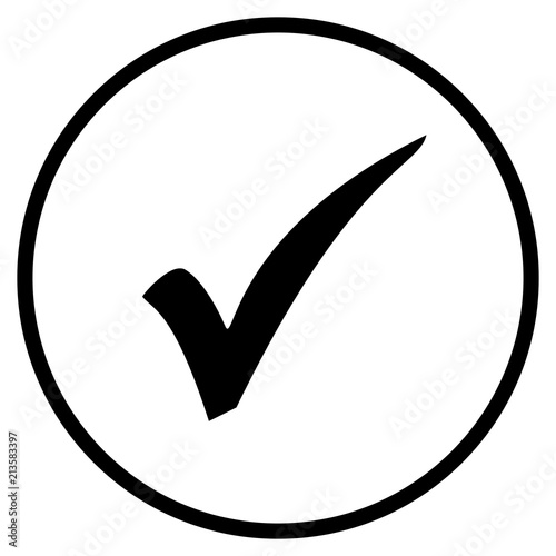 "Häkchen Icon im Kreis" Stockfotos und lizenzfreie Bilder auf Fotolia ...