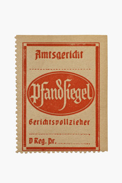 Pfandsiegel Images – Browse 18 Stock Photos, Vectors, and Video | Adobe ...