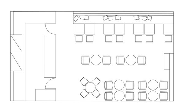 Restaurant Drawing Interior Tables Images – Browse 319,525 Stock Photos ...