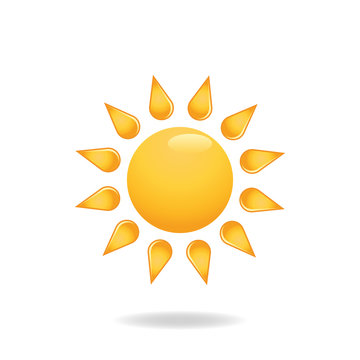 Sun 3d Logo 3D Model Wavy Sun 3d VR / AR / Low Poly | CGTrader