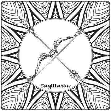 sagittarius coloring pages
