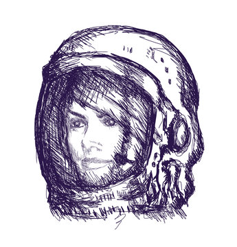 Astronaut Self Portrait