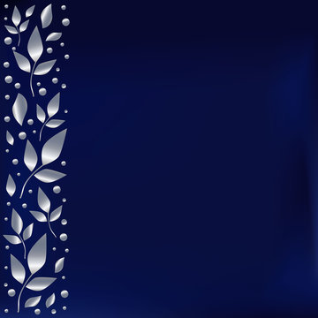Silver And Blue Wedding Background