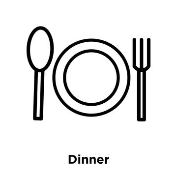 Dinner Icon Vector