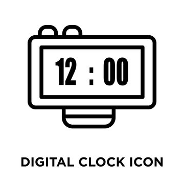 "Digital Clock Icon" Images – Browse 47 Stock Photos, Vectors, and ...