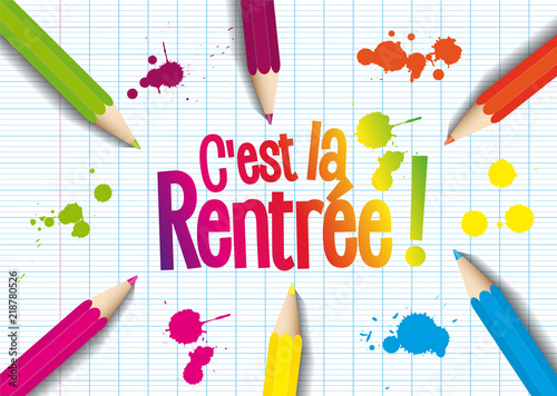"Rentrée des Classes" fichier vectoriel libre de droits sur la banque d ...
