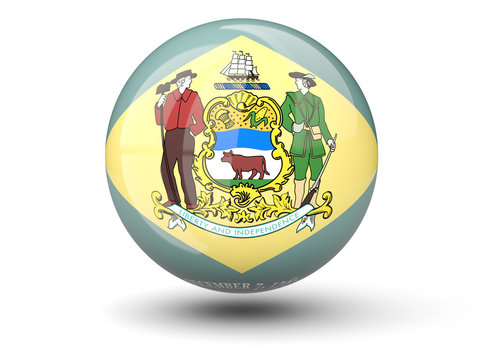 Current State Of Delaware Flag