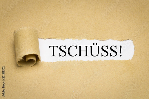 "Tschüss!" Stock photo and royalty-free images on Fotolia.com - Pic ...