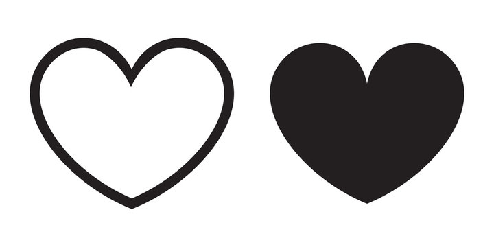 84,210 BEST Heart Shape Outline IMAGES, STOCK PHOTOS & VECTORS | Adobe ...